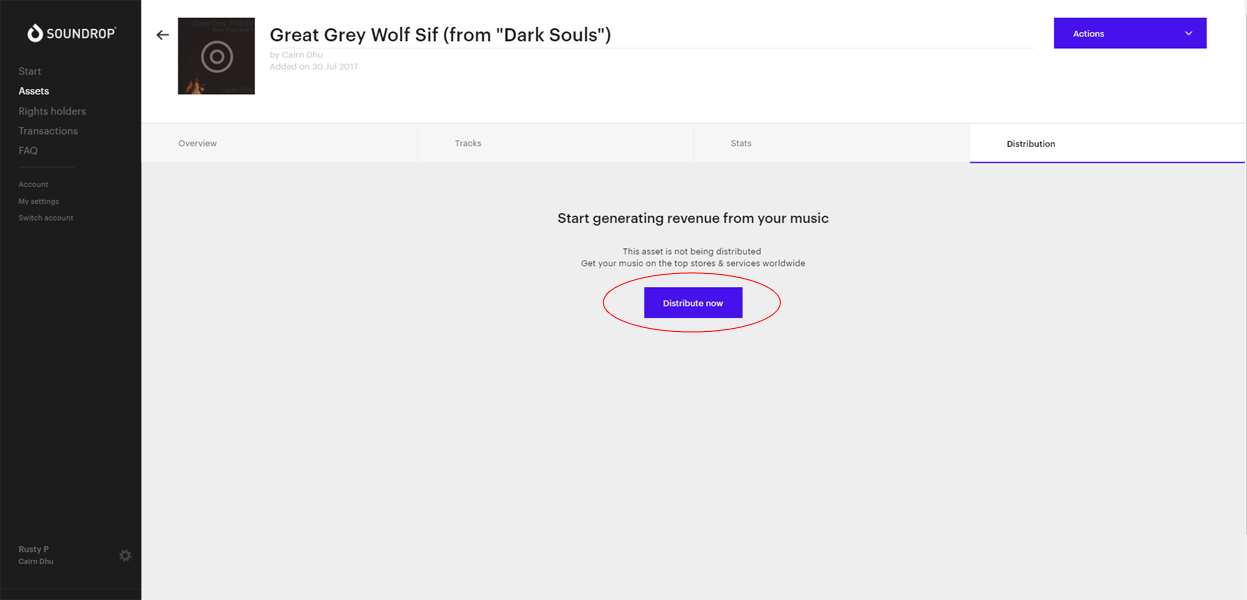 Creating a New Release – Soundrop Distribution